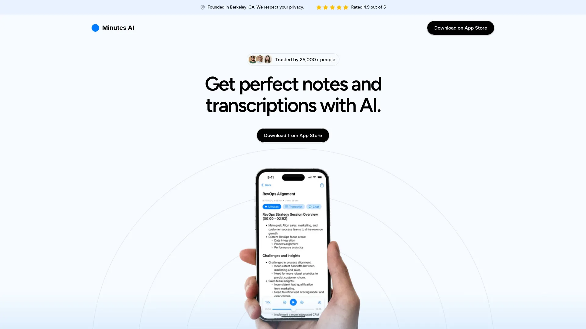 Minutes AI - Streamline Your Meeting Notes Effortlessly | Creati.ai