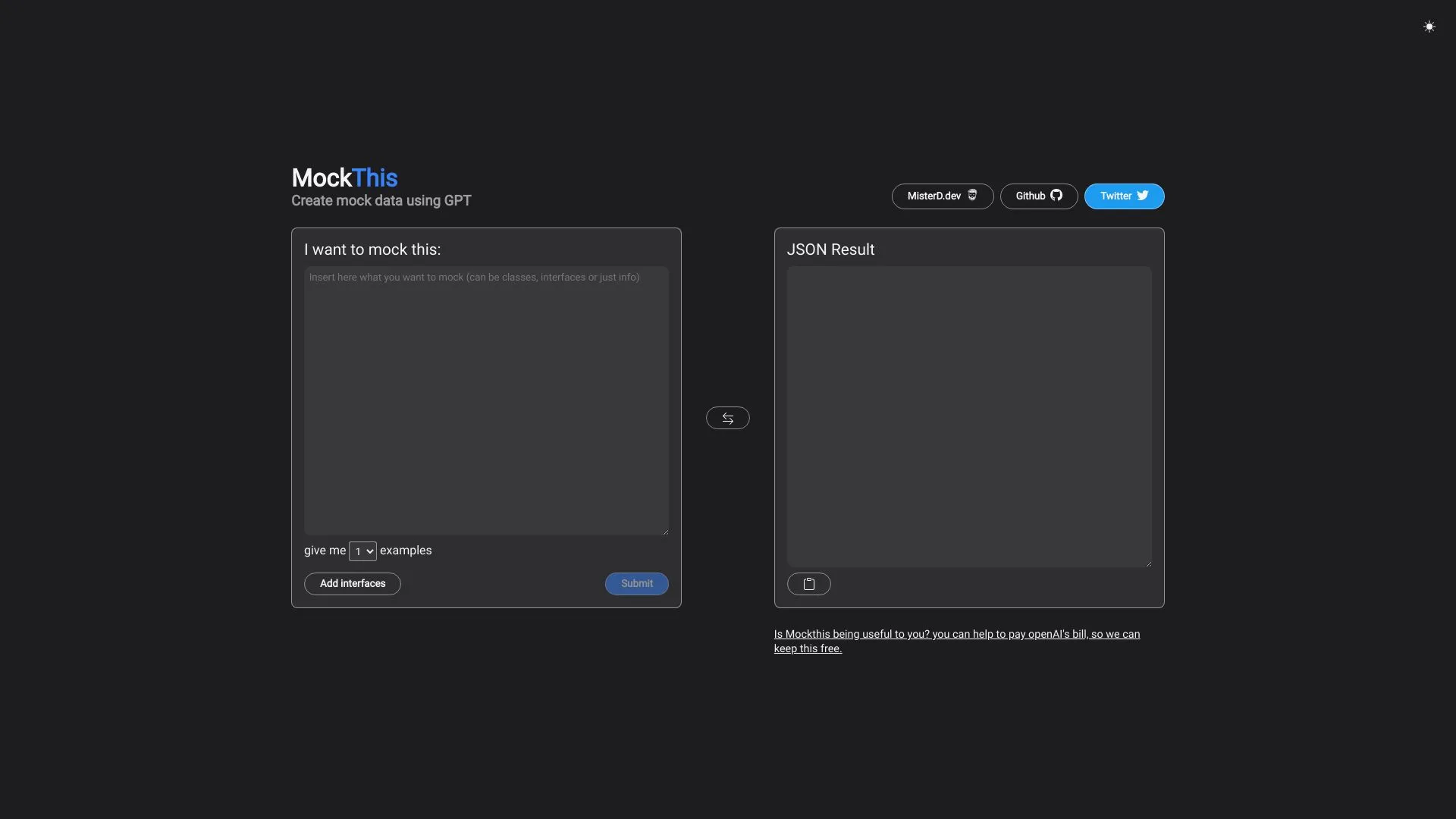 MockThis - AI-Powered Mock Data Generation Tool | Creati.ai