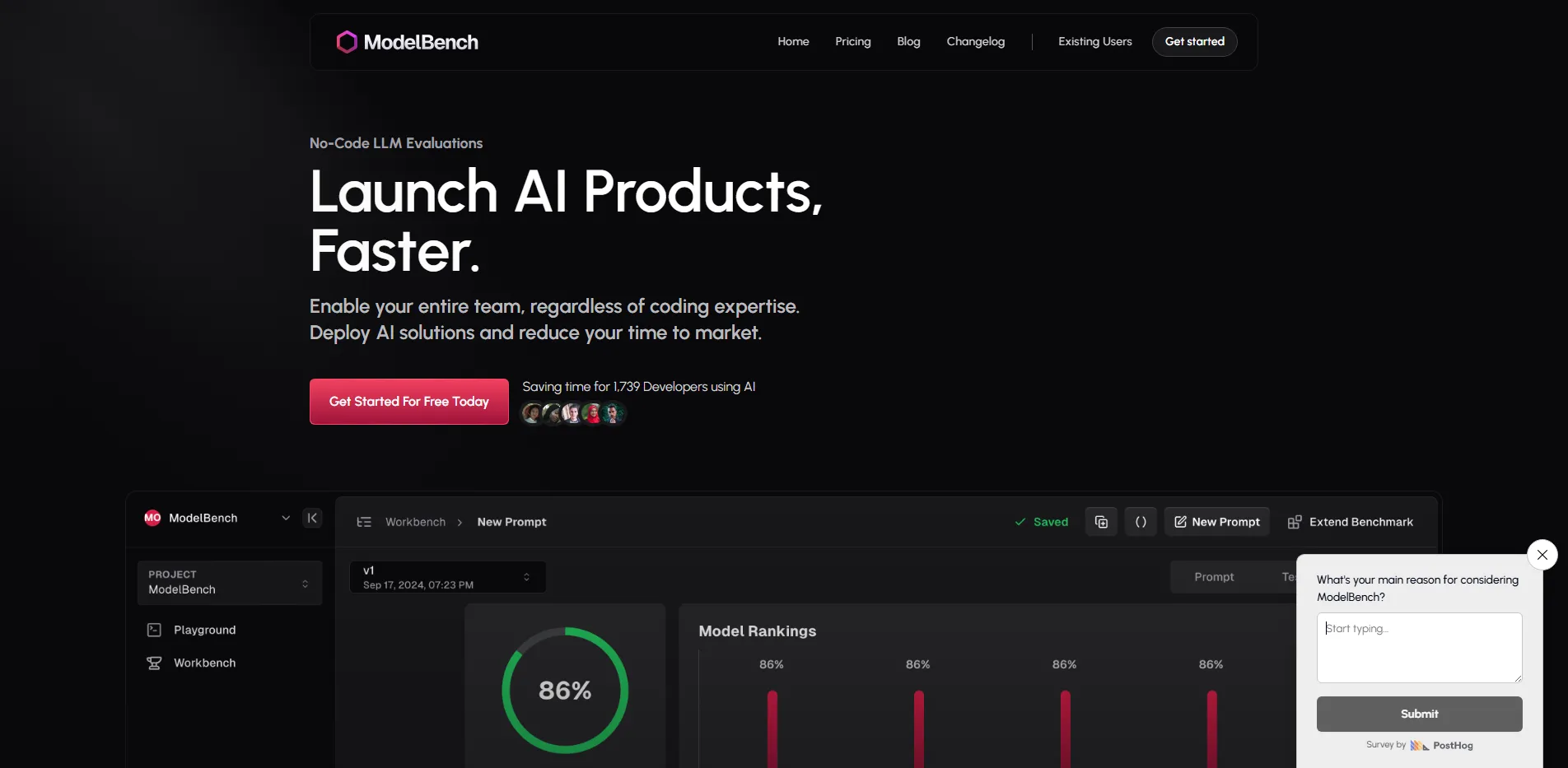 ModelBench AI - 高效的模型管理和部署 | Creati.ai