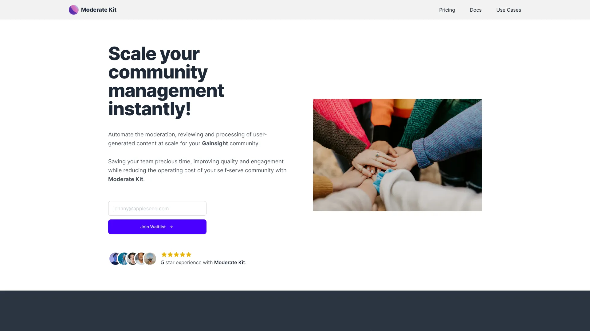 ModerateKit - Automate Content Moderation for Communities | Creati.ai