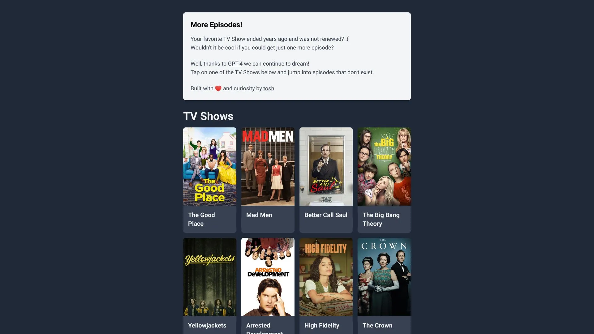 More Episodes - New Episodes of Your Favorite TV Shows | Creati.ai