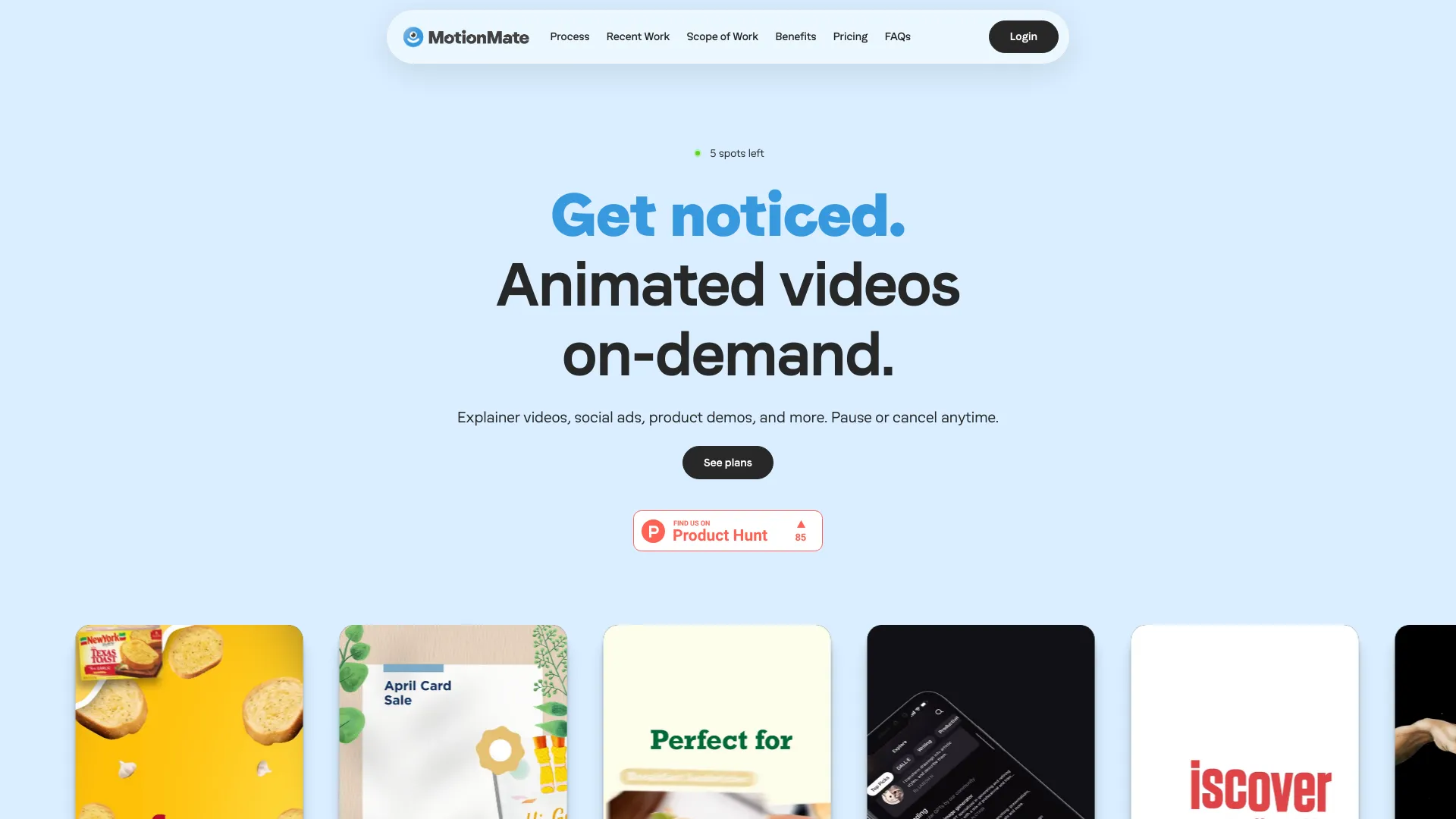 MotionMate - Effortless Animated Video Creation | Creati.ai
