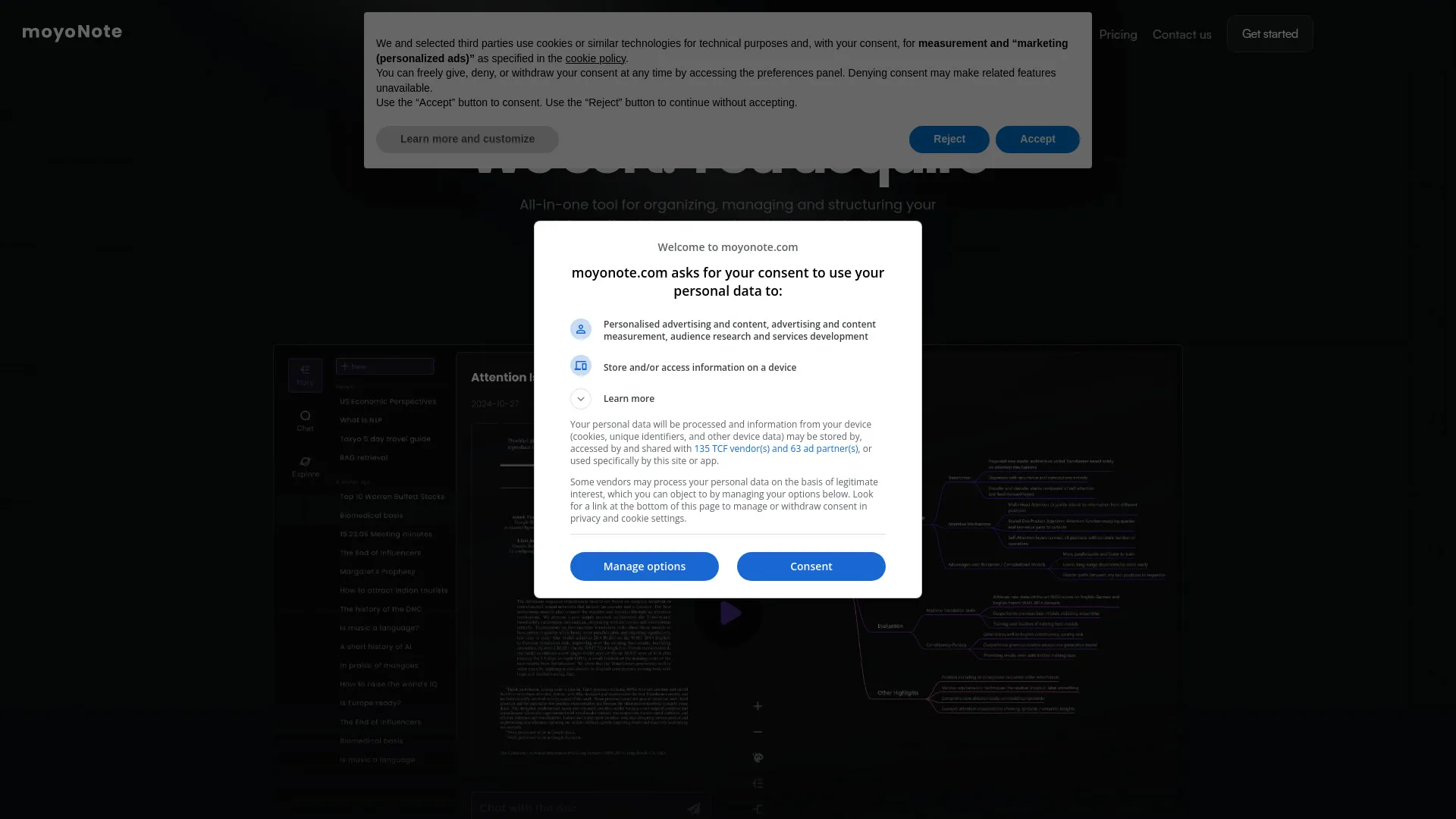 moyoNote: Tu Organizador de Información Potenciado por IA | Creati.ai