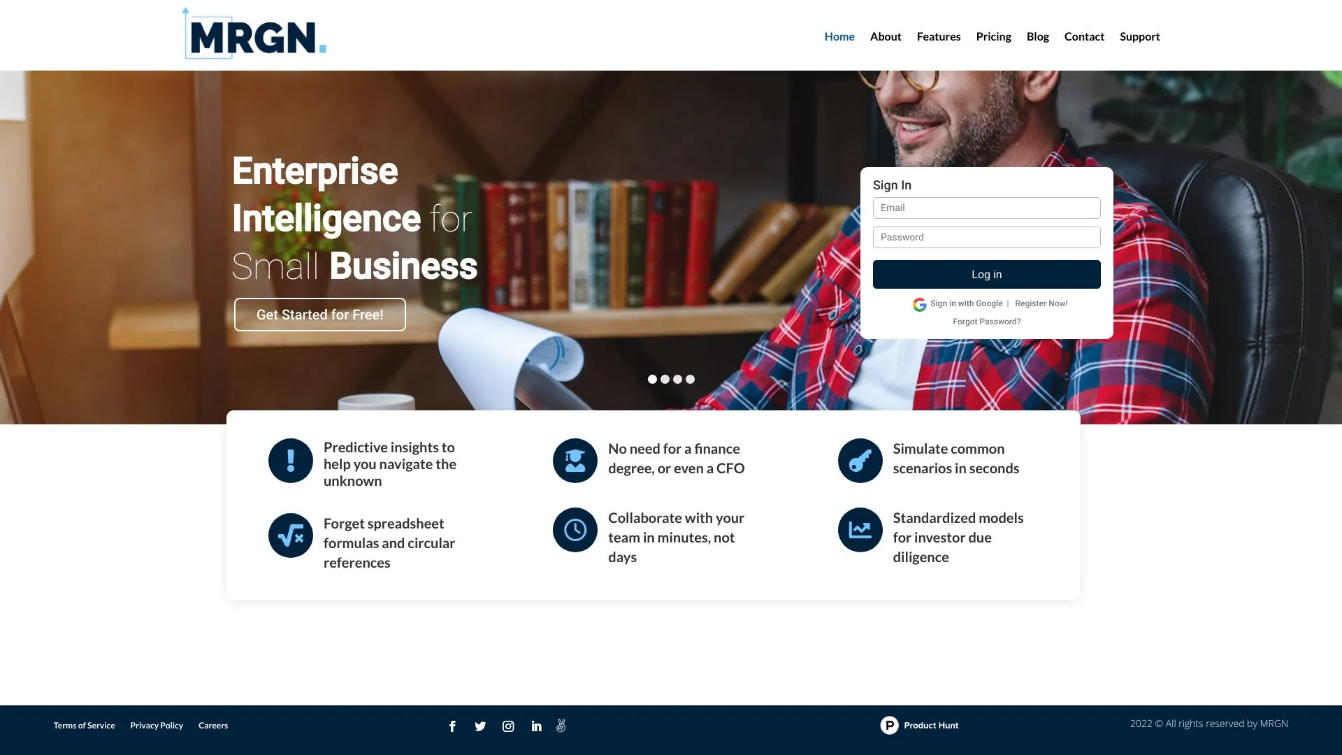 MRGN: AI-Powered Business Intelligence for SMBs | Creati.ai