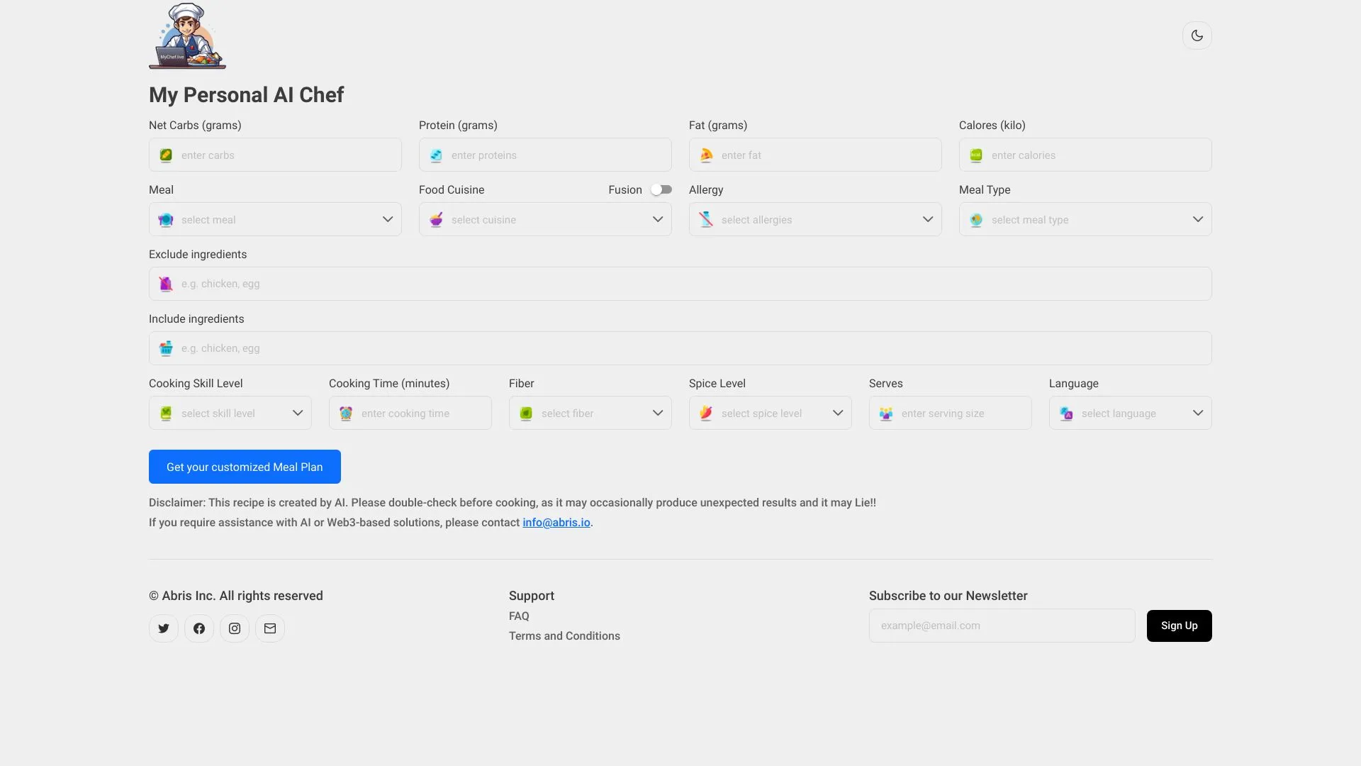 MyChef.Live - Live Interactive Cooking Classes | Creati.ai