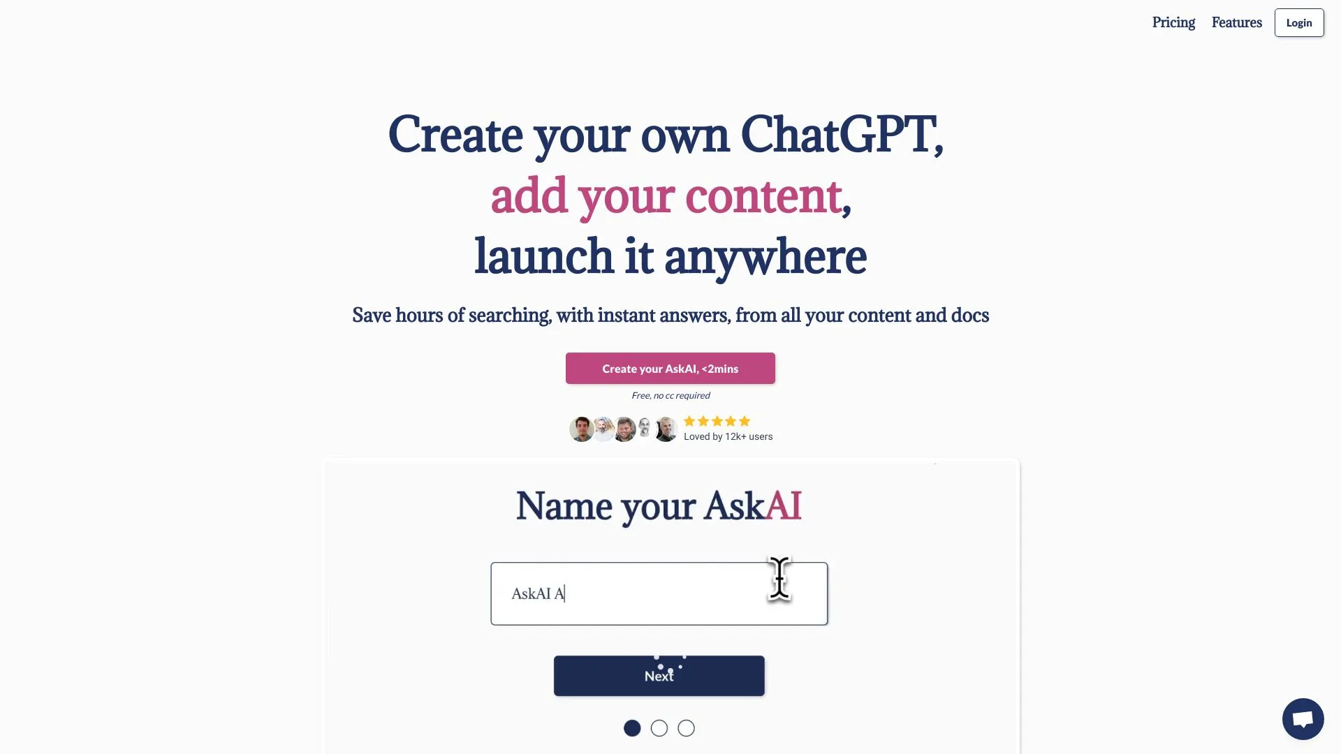 My AskAI - AI 고객 지원 에이전트 | Creati.ai