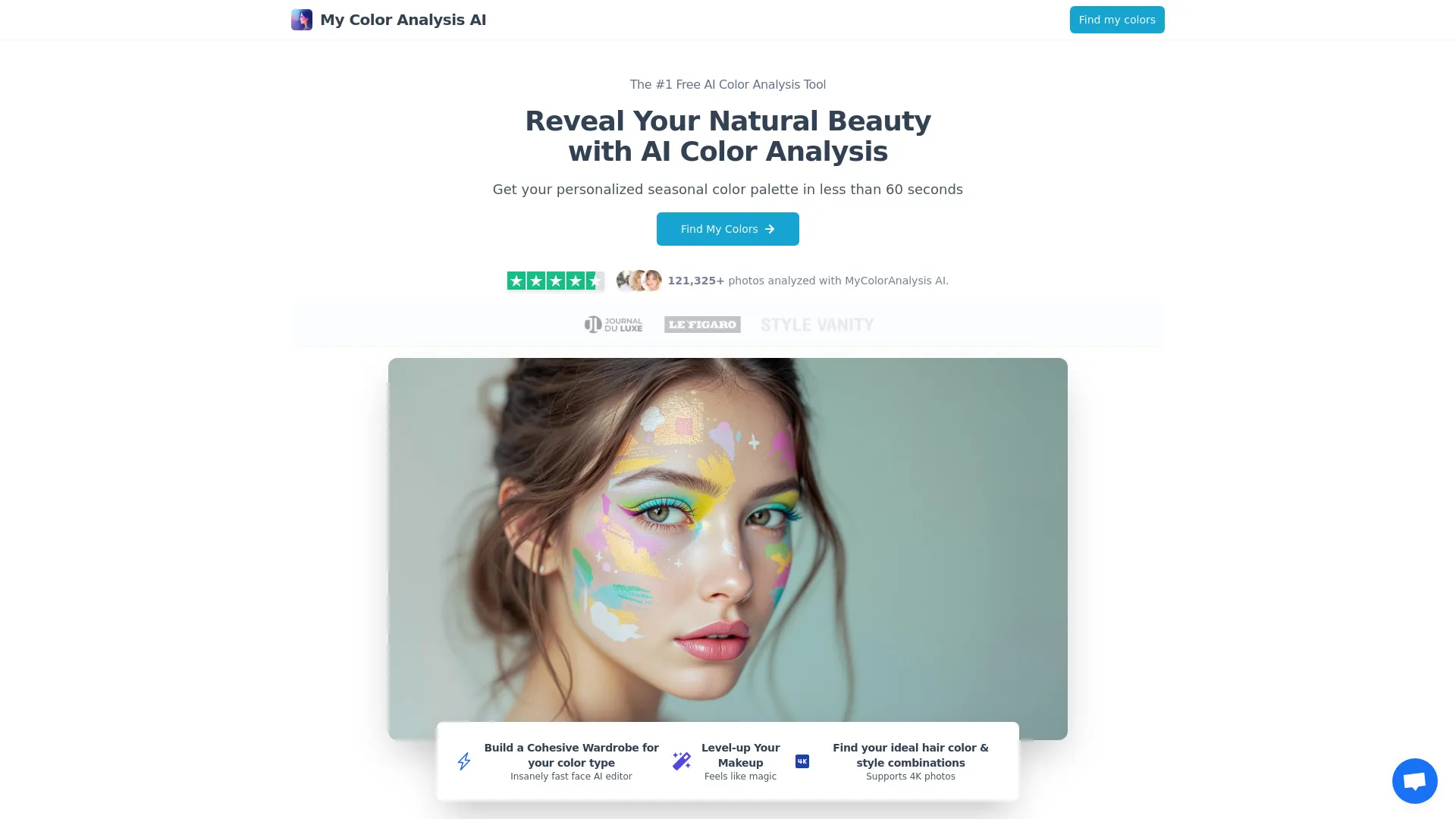 Discover Your Perfect Colors with My Color Analysis AI | Creati.ai