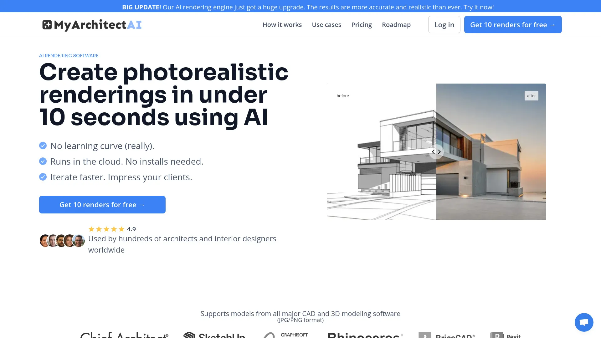 My Architect AI - Leading AI Rendering Software | Creati.ai