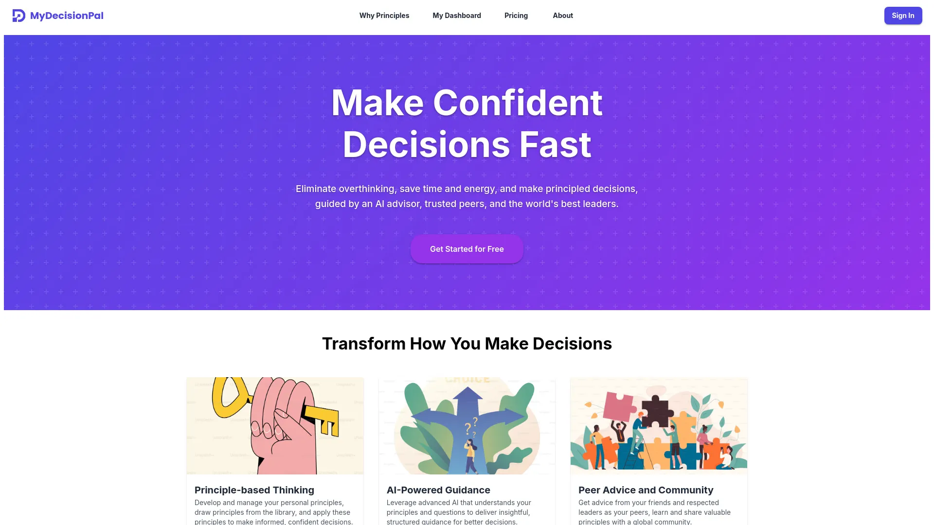 MyDecisionPal - Make Confident Decisions Fast | Creati.ai