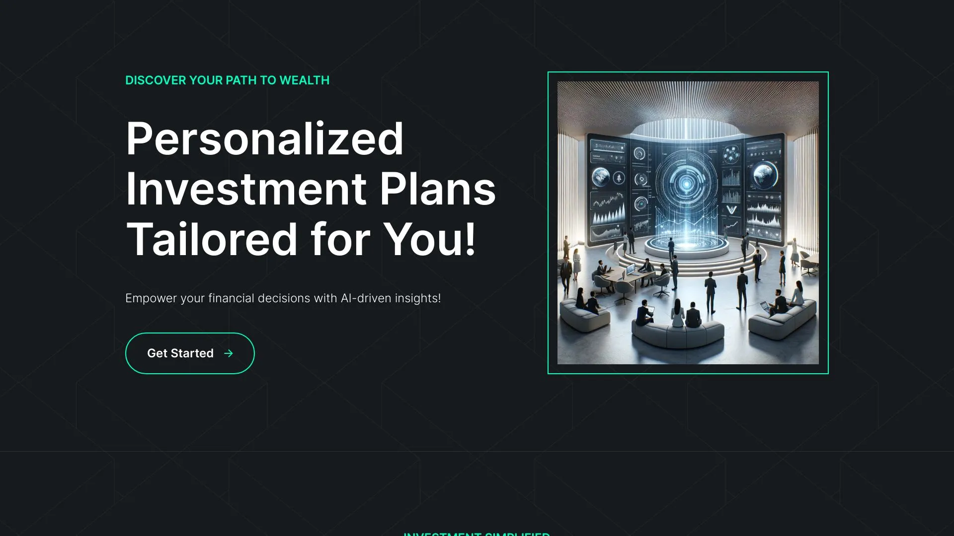 AI-Powered Personalized Investment Plans - MyInvestment AI | Creati.ai