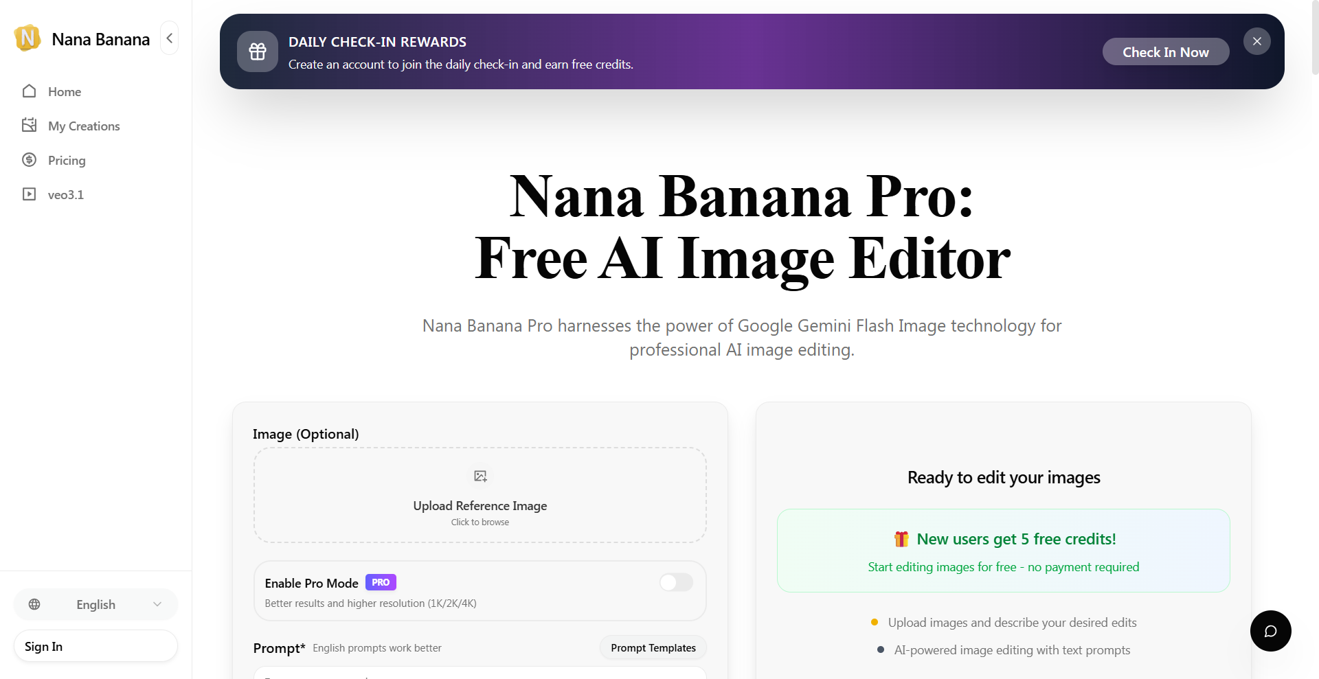 Nana Banana Pro - Advanced AI Image Editing with Perfect Consistency | Creati.ai