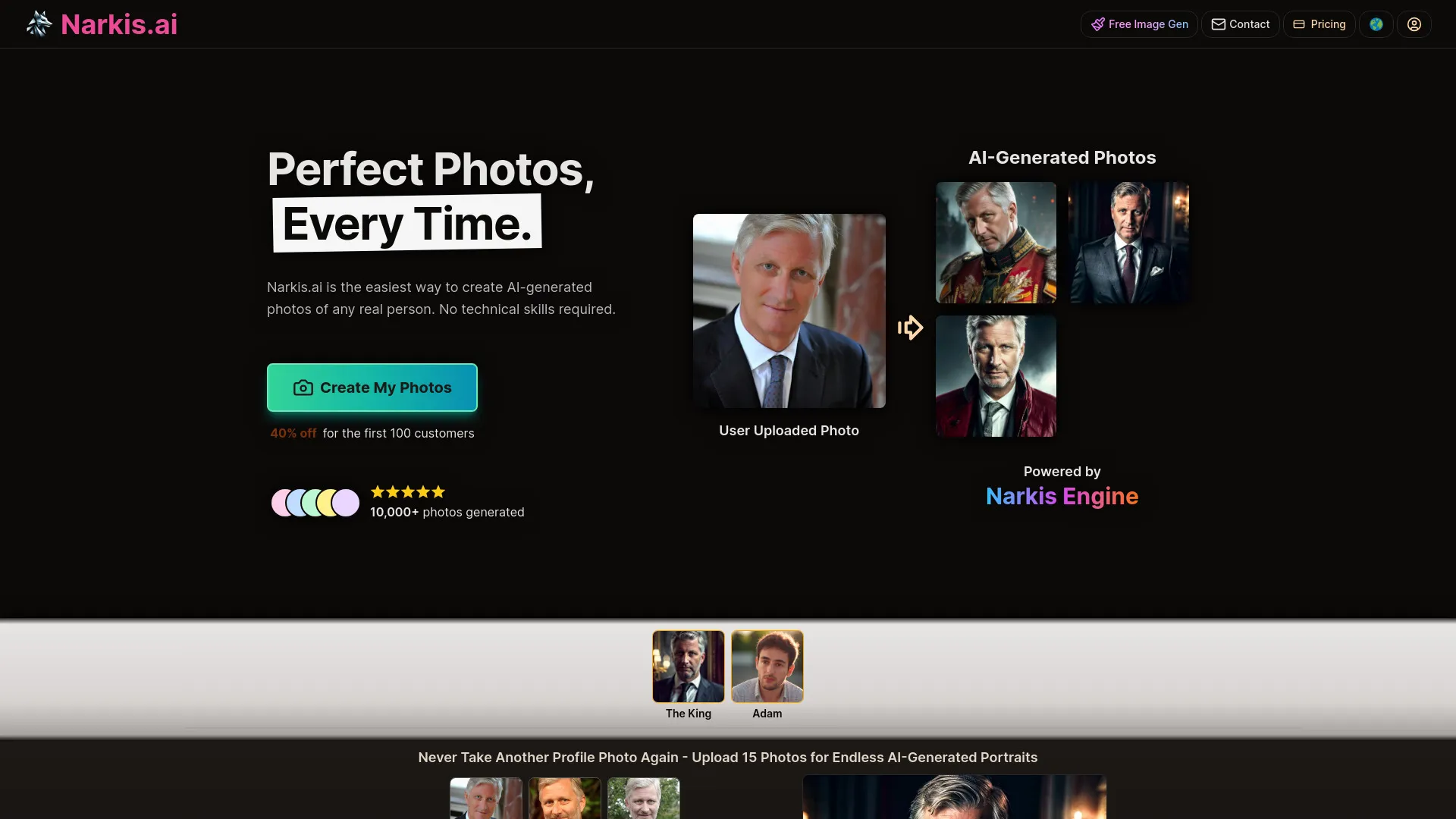 Narkis.ai - Create Stunning AI-Generated Images | Creati.ai