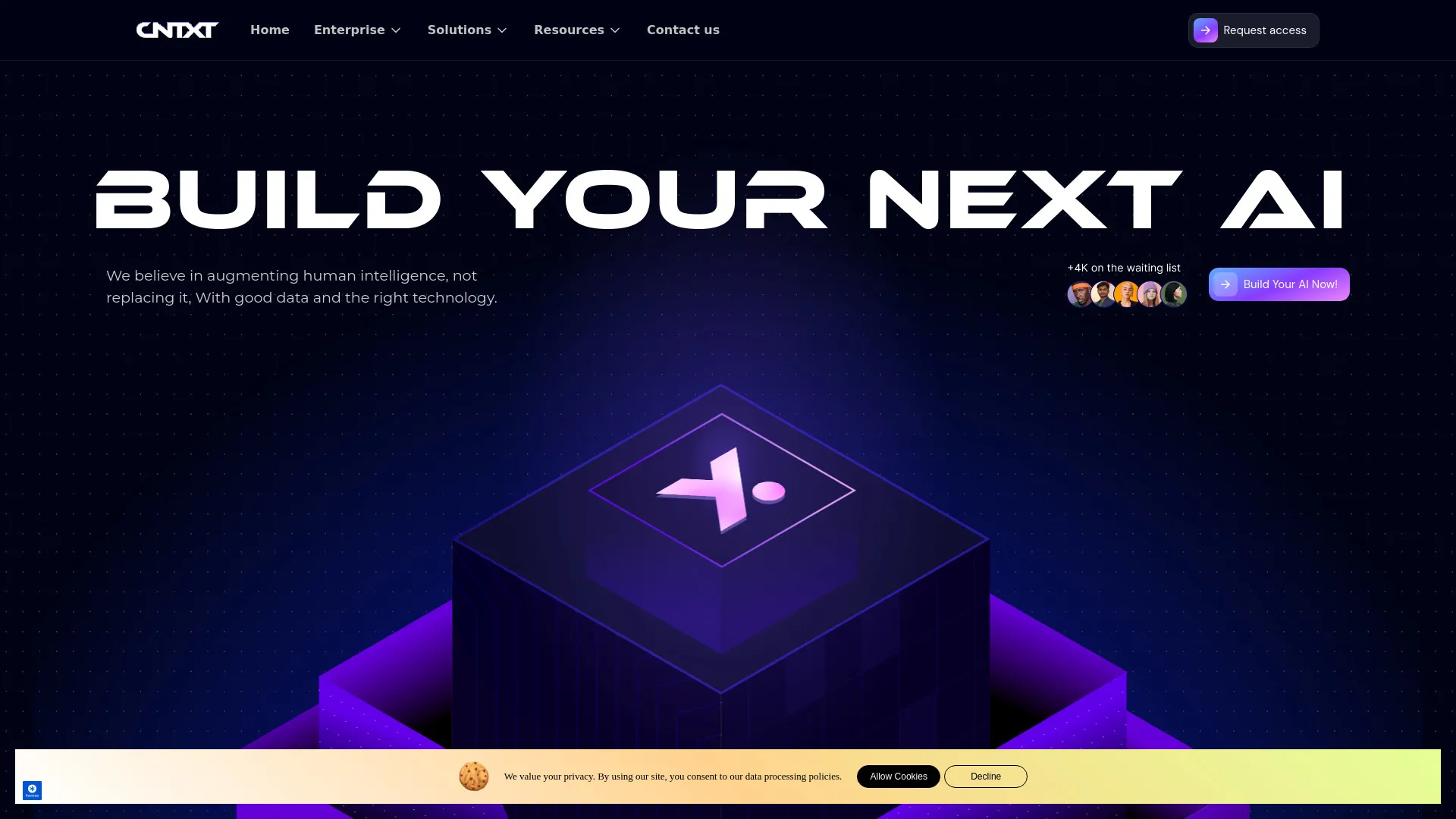 CNTXT: Innovative AI Solutions for Enterprises | Creati.ai