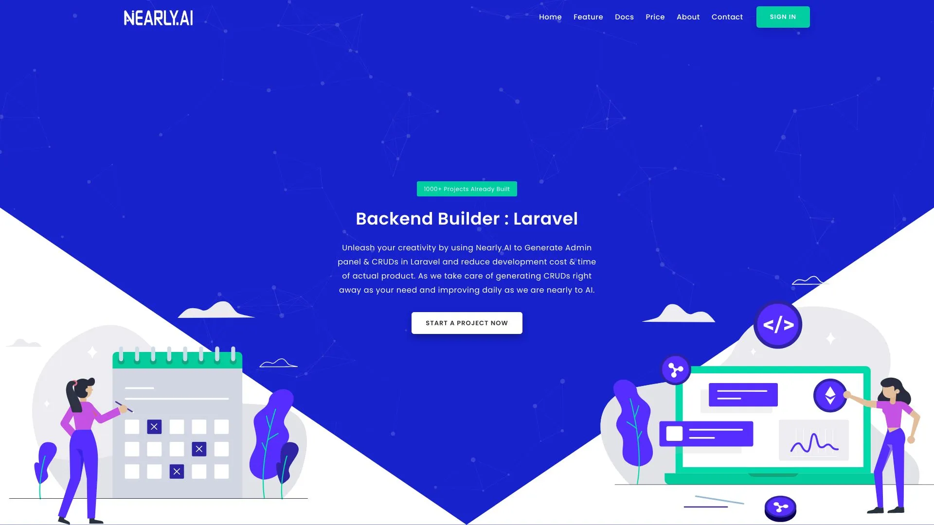 Nearly AI - AI-driven Admin Panel & CRUD Generation for Laravel | Creati.ai