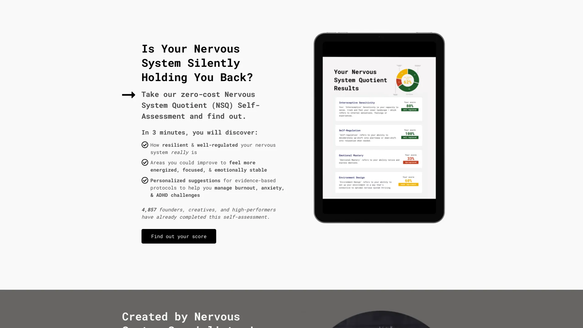 Discover Your Nervous System Resilience | Creati.ai