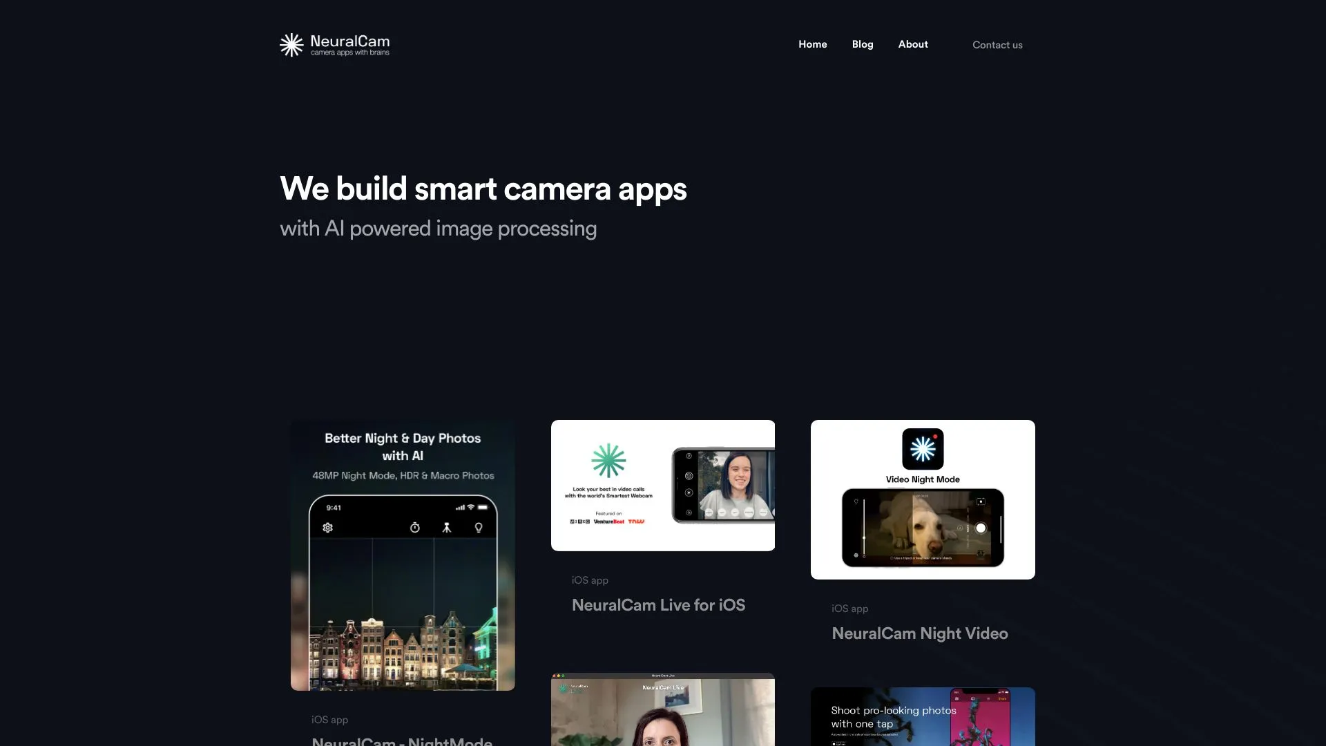NeuralCam: AI-Powered Camera Apps for Stunning Photography | Creati.ai