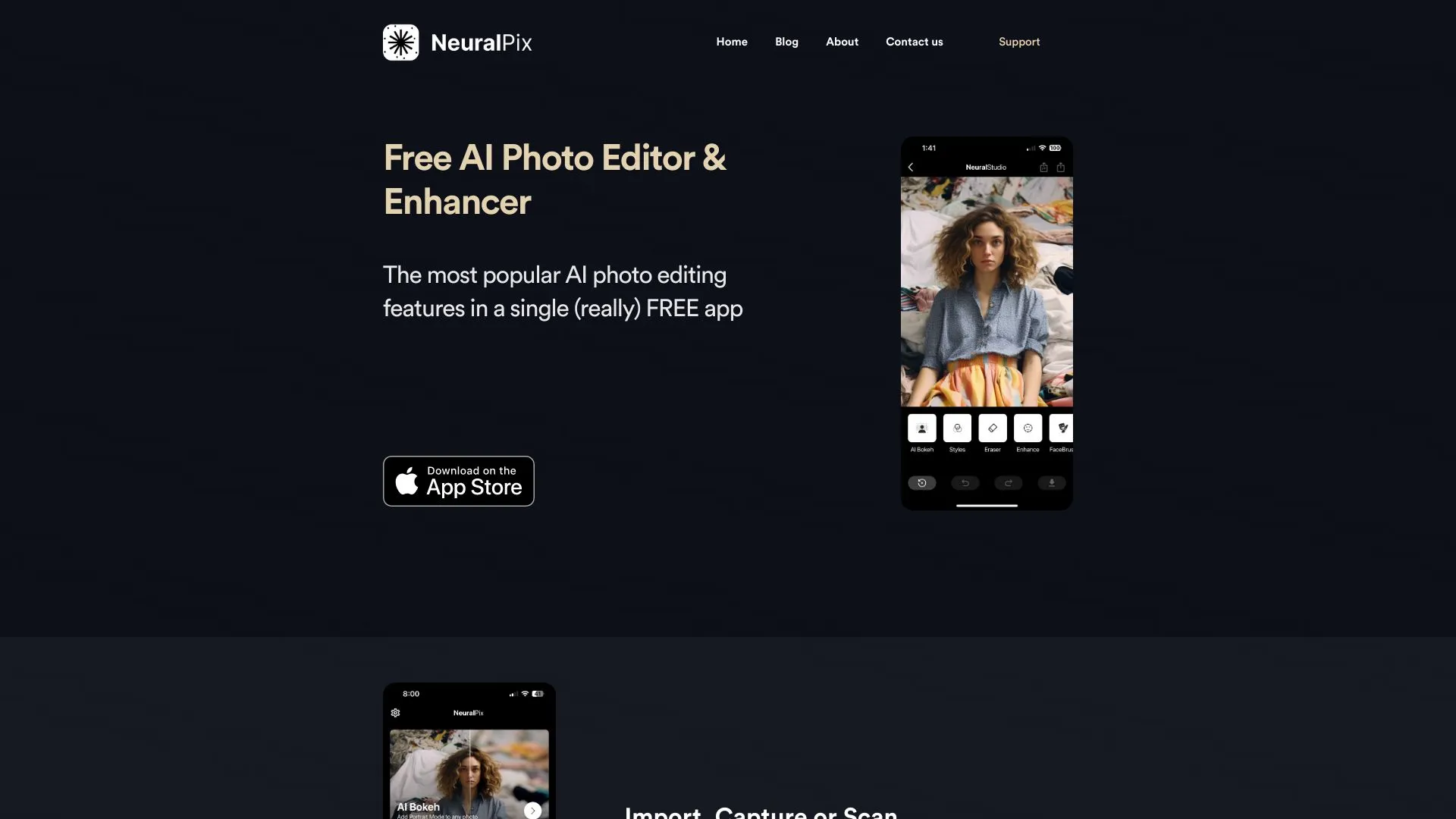NeuralPix – Free AI Photo Editor and Enhancer | Creati.ai