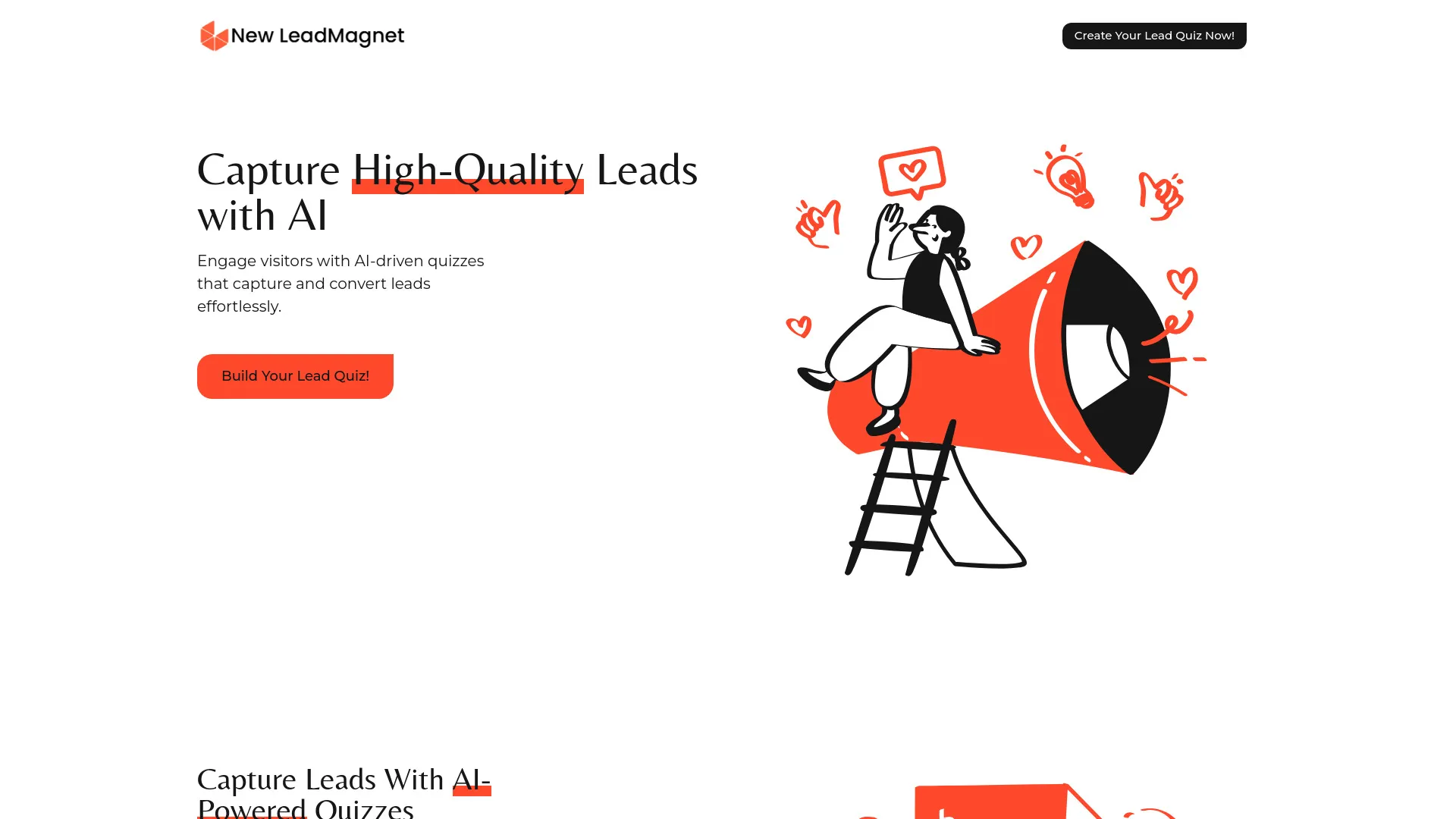 AI-Powered Lead Quizzes - Capture and Convert Leads Effortlessly | Creati.ai