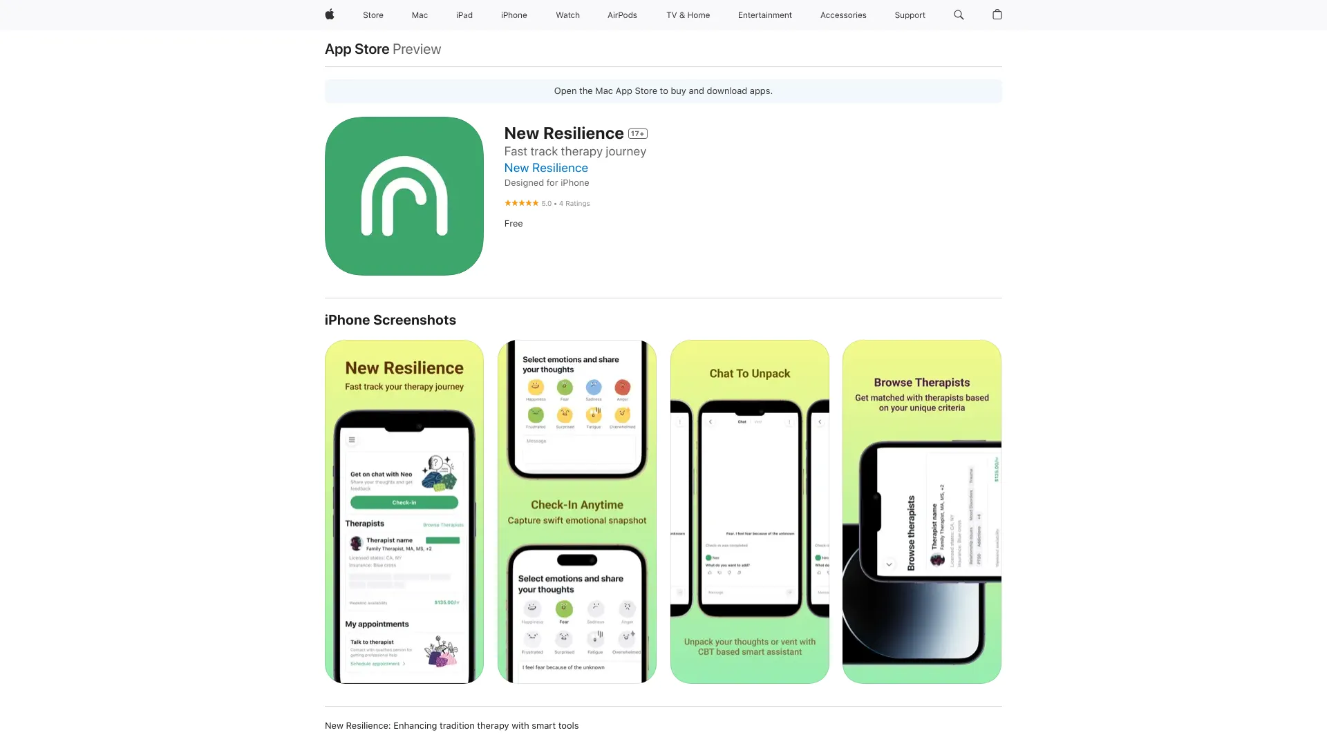 New Resilience: AI-Driven Professional Therapy App | Creati.ai