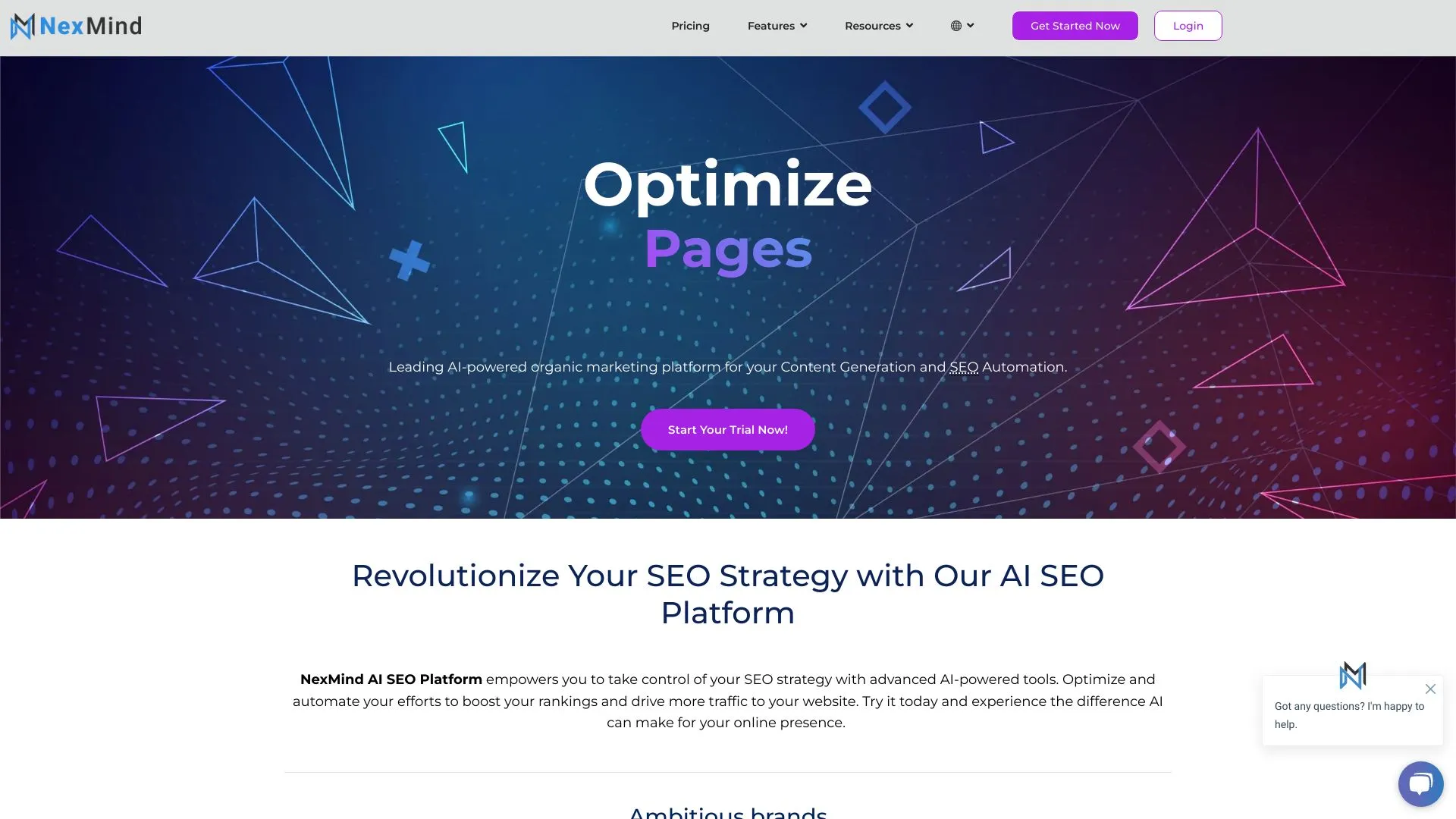 NexMind - AI-Powered SEO & Content Generation | Creati.ai