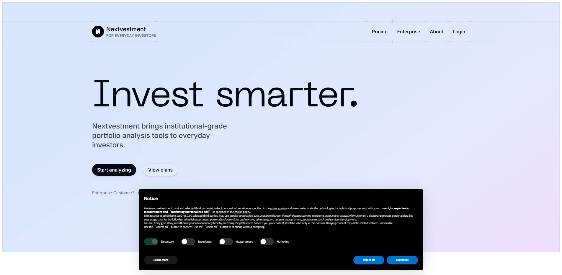 Nextvestment - AI-Powered Financial Advisor | Creati.ai