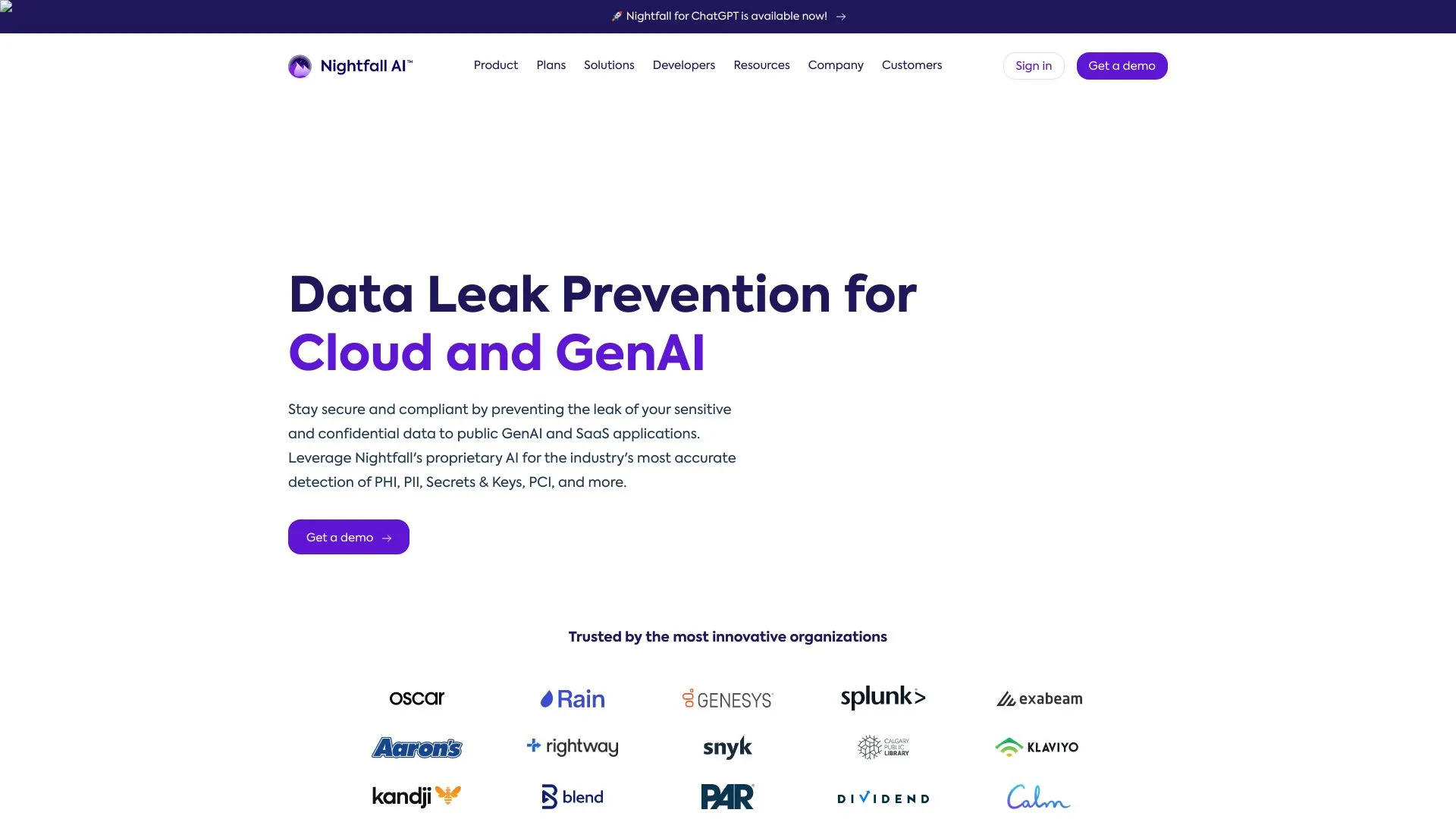 Nightfall AI - AI-Powered Data Loss Prevention for Cloud & SaaS | Creati.ai