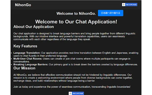 NihonGo: Chat and Learn Japanese in Real-Time | Creati.ai