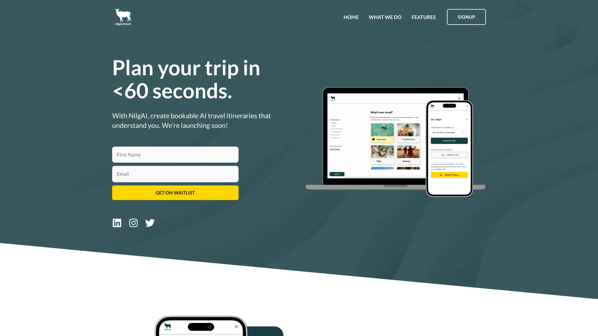 Personalized AI Travel Planning with NilgAI | Creati.ai