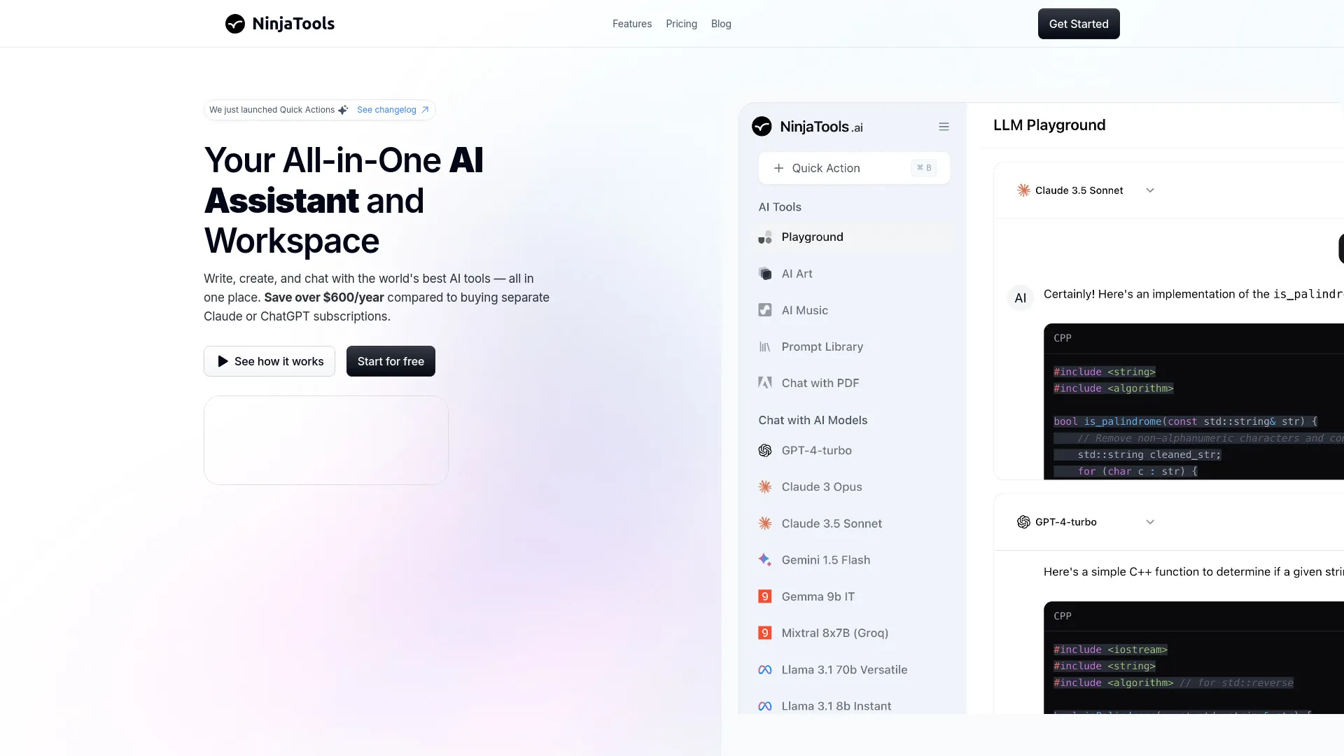 NinjaTools - All-in-One AI Tools Platform | Creati.ai