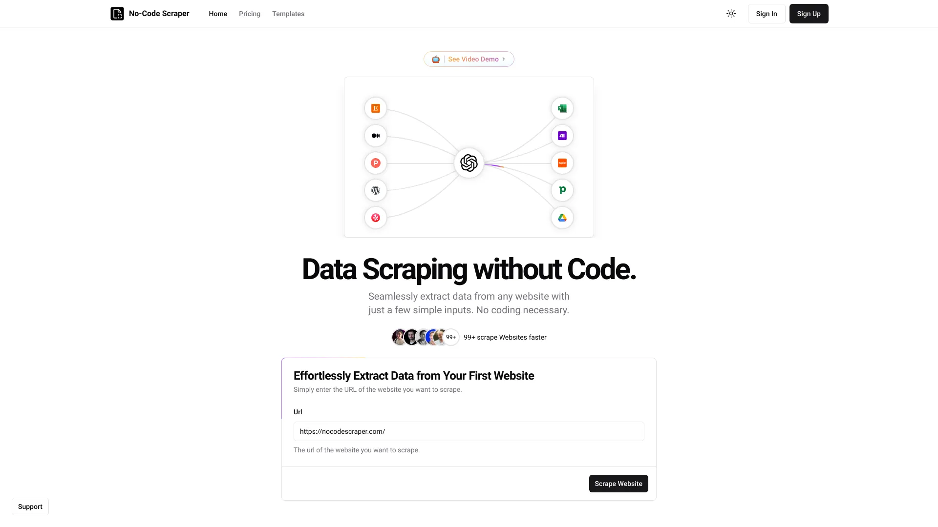 No Code Scraper: Raspado de Datos Web Sin Esfuerzo | Creati.ai