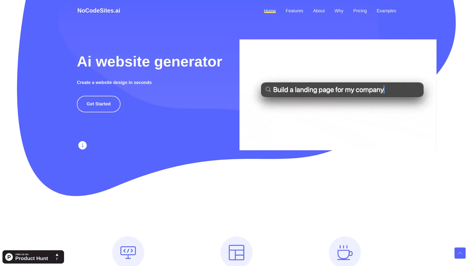 NoCodeSites.ai - Effortless AI Website Builder | Creati.ai