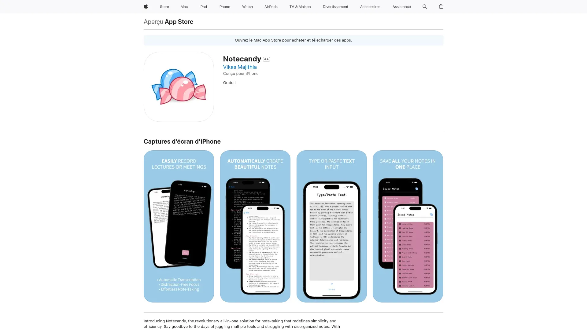 Notecandy - Effortless and Advanced Note-Taking App | Creati.ai