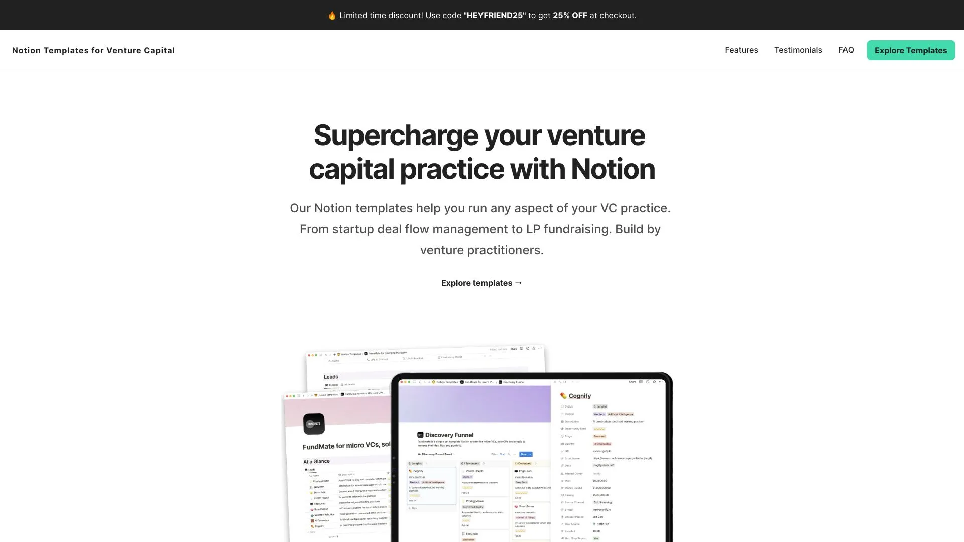 NotionVC - Notion Templates for Venture Capital Efficiency | Creati.ai