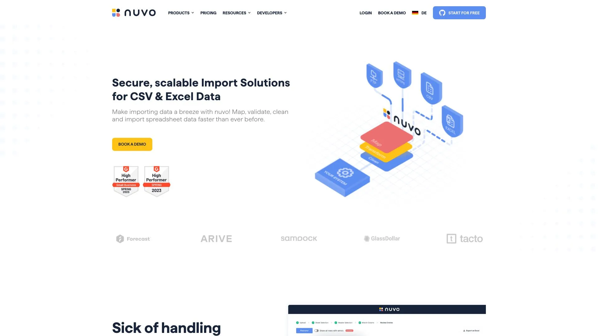 nuvo | Soluciones de importación de datos impulsadas por IA | Creati.ai