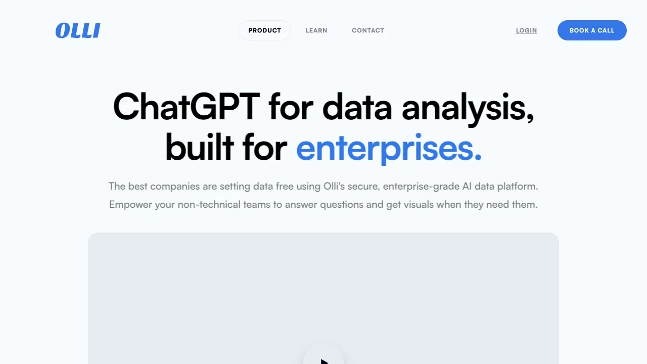 Olli - Plataforma impulsada por IA para Aplicaciones de Datos e Insights | Creati.ai