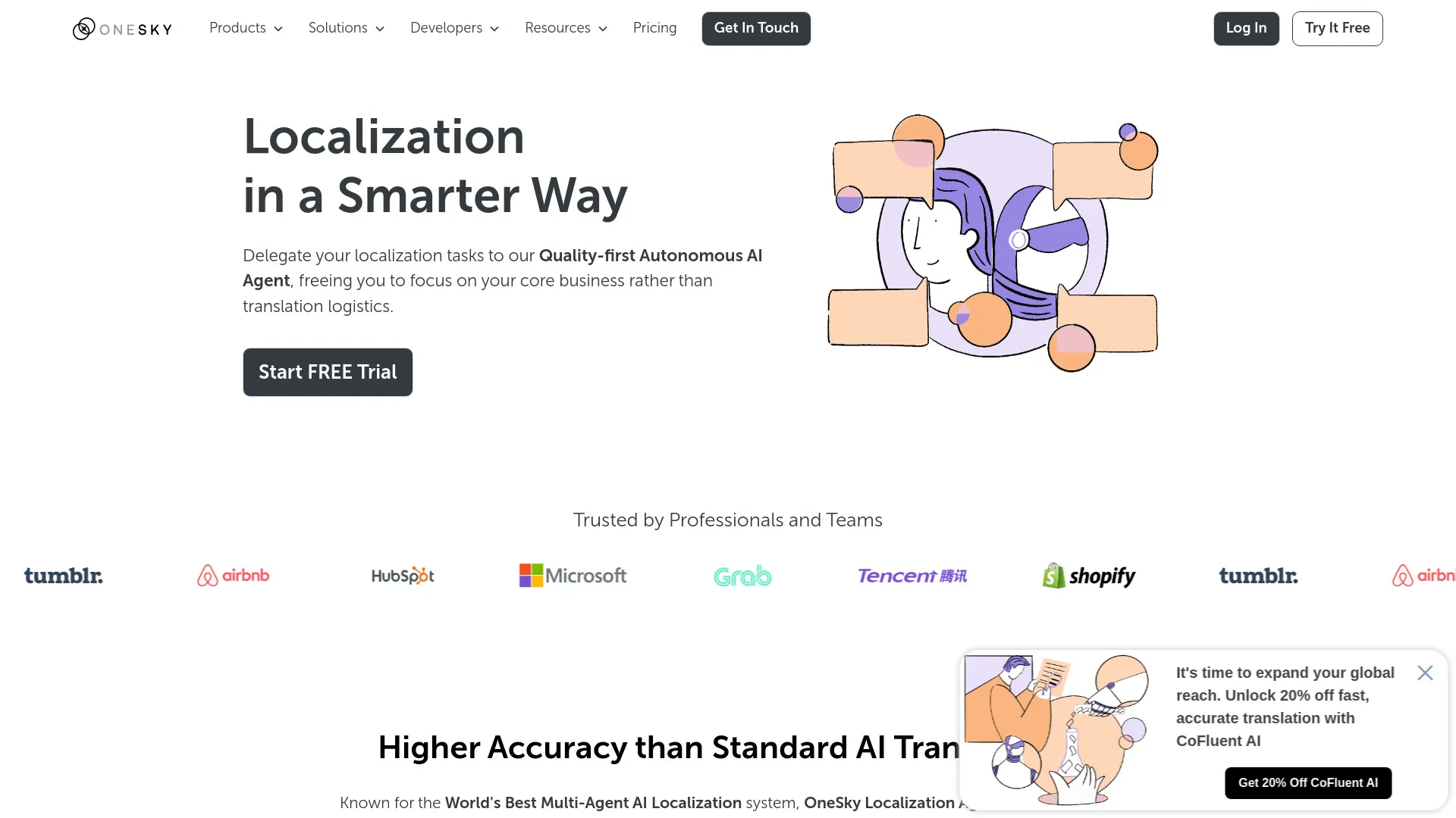 OneSky AI Localization - Traducciones rápidas, precisas y económicas | Creati.ai