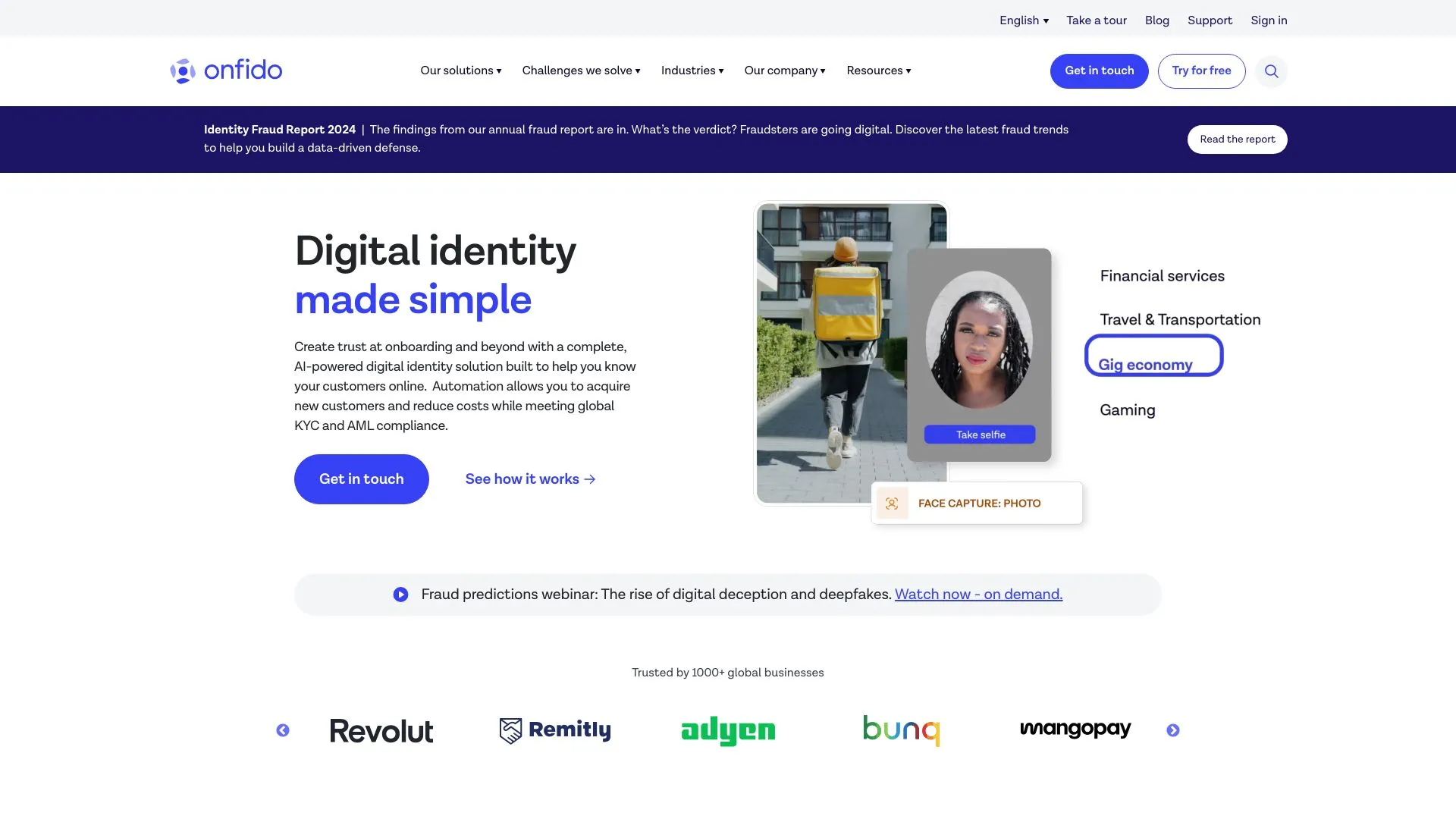 AI-Powered Identity Verification Solution - Onfido | Creati.ai