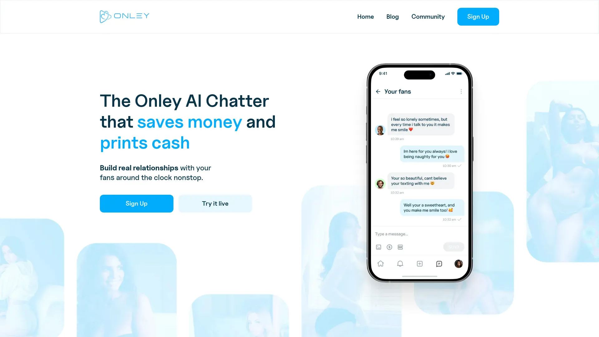 Onley AI: Automated and Optimized OnlyFans Chat | Creati.ai