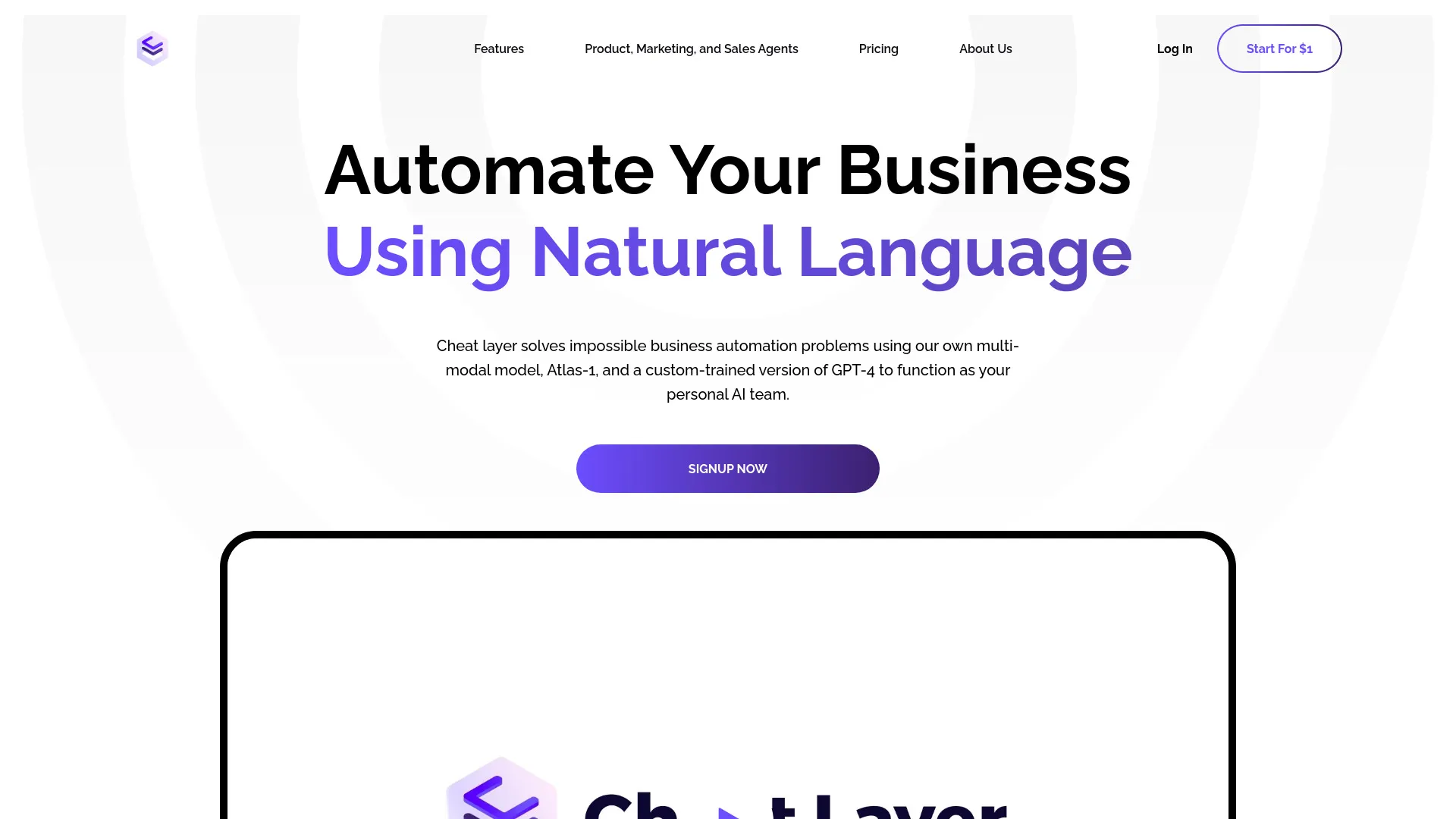 Cheat Layer - Automate Business Tasks With AI Marketing Agents | Creati.ai