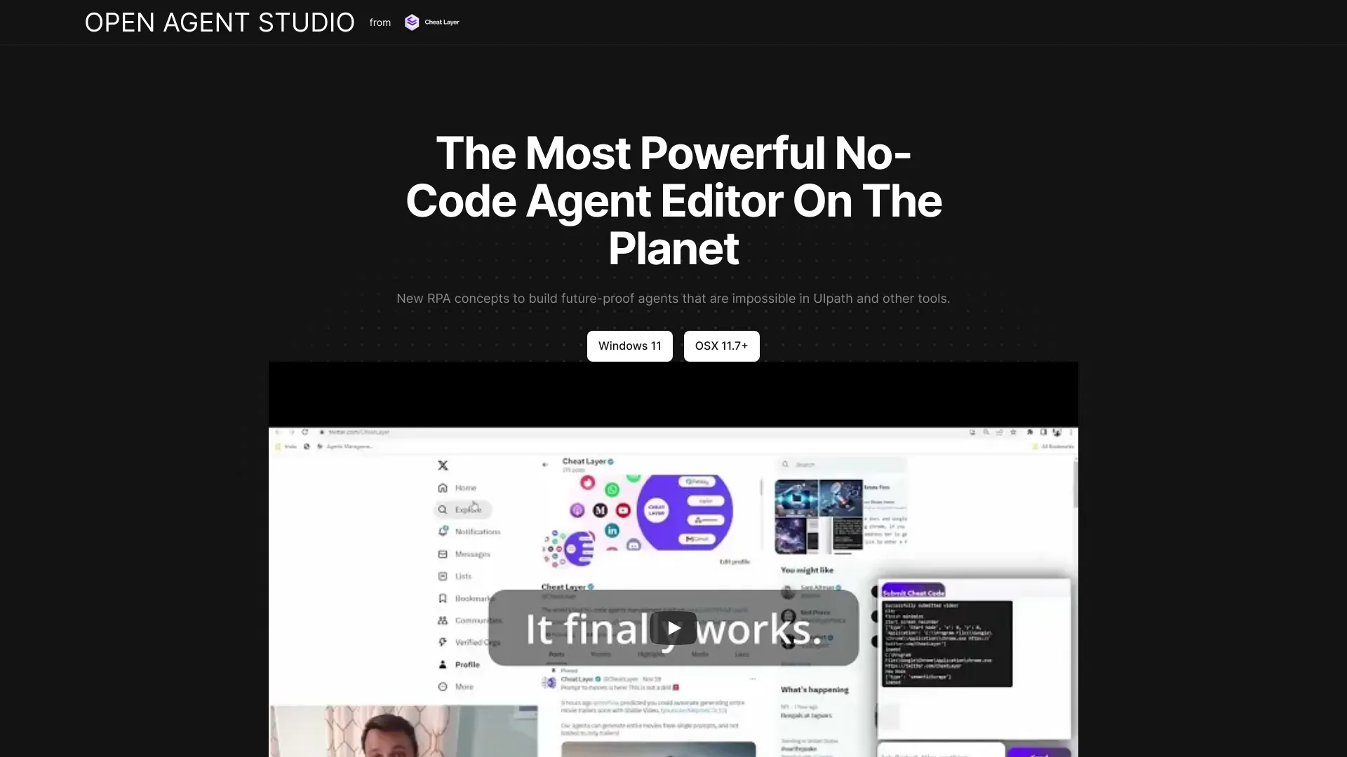Open Agent Studio: Automatizaciones empresariales sin código | Creati.ai