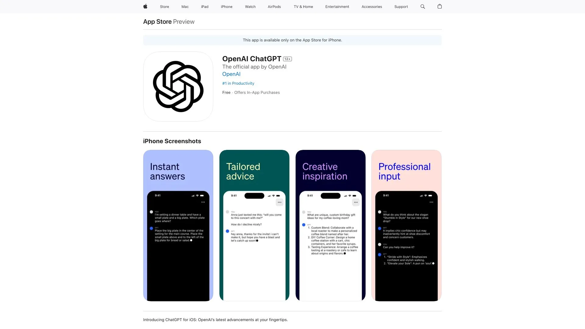 Descargar ChatGPT: Tu Asistente Inteligente | Creati.ai