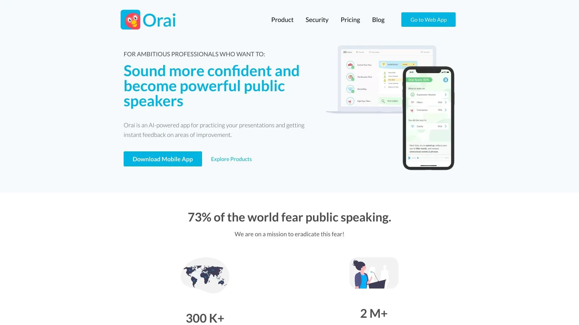 Orai - AI-Powered Presentation Practice App | Creati.ai