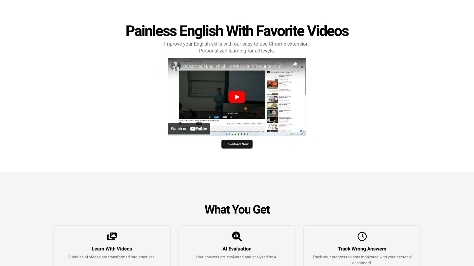Painless English: Simplified and Engaging Language Learning | Creati.ai