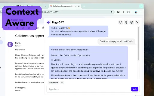 PageGPT: Tu chatbot de IA consciente del contexto para Chrome | Creati.ai