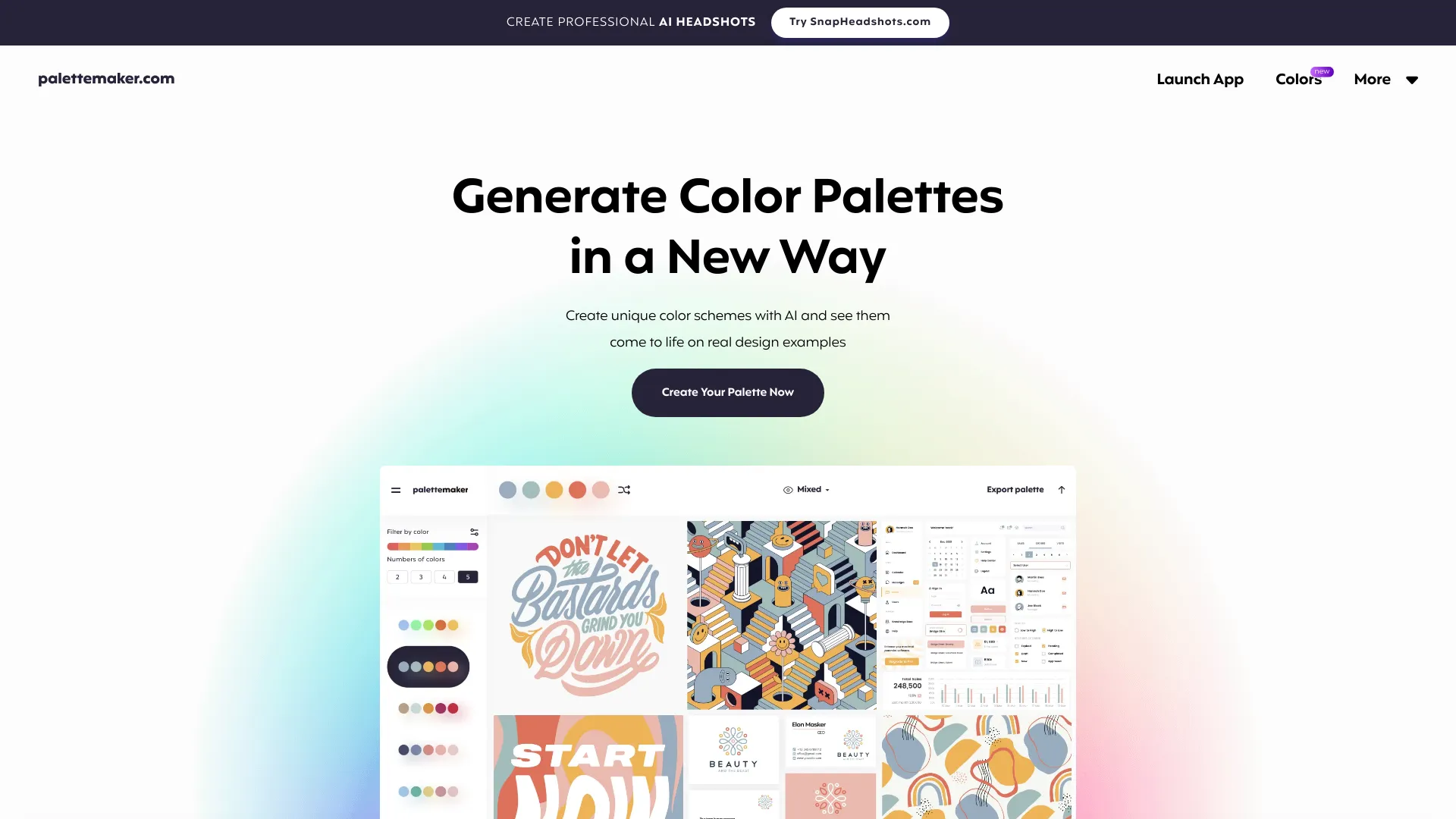 Palette Maker: Generador de Paletas de Colores Gratuito para ...