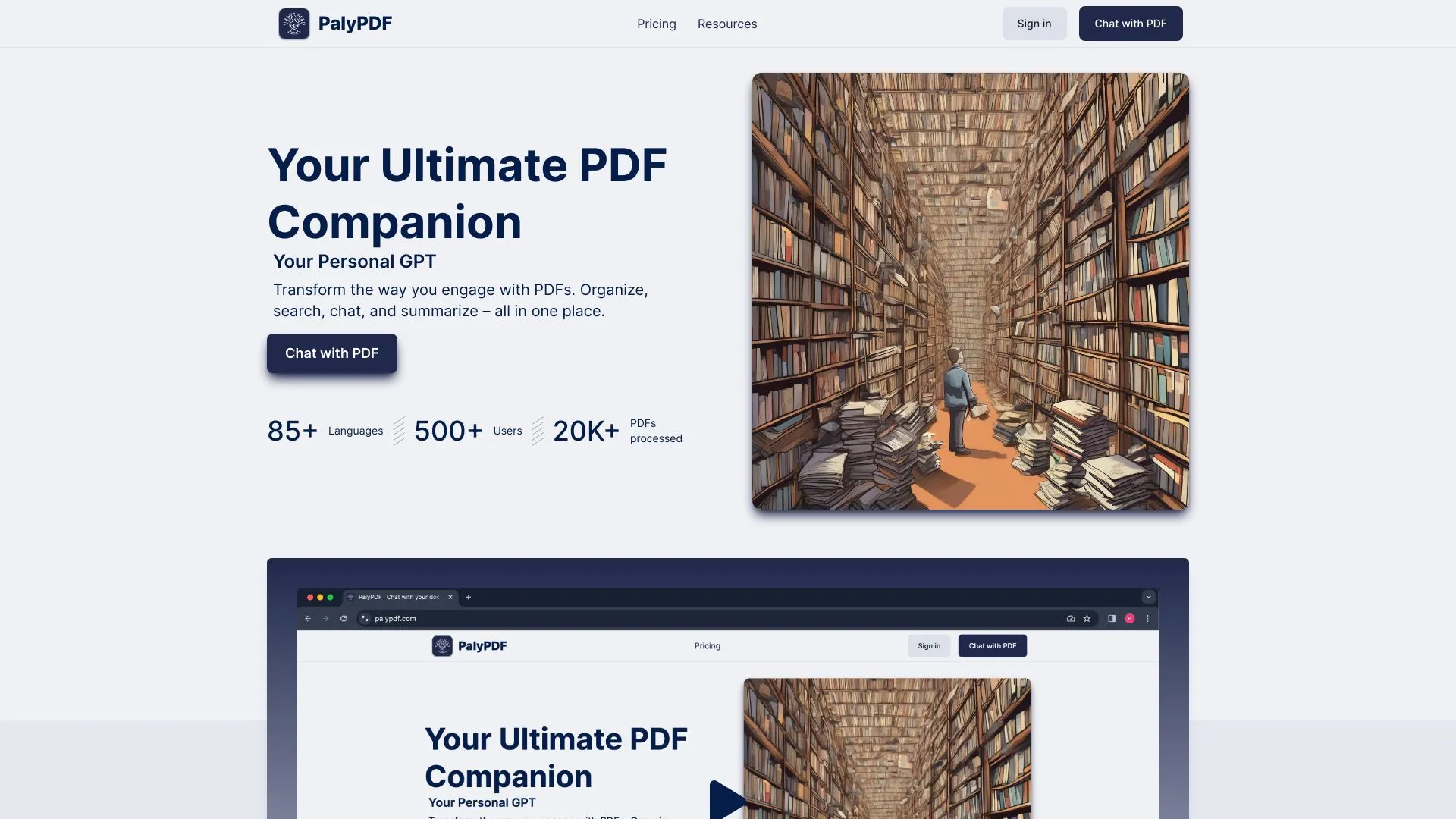 PalyPDF - Your AI-Powered PDF Management Tool | Creati.ai