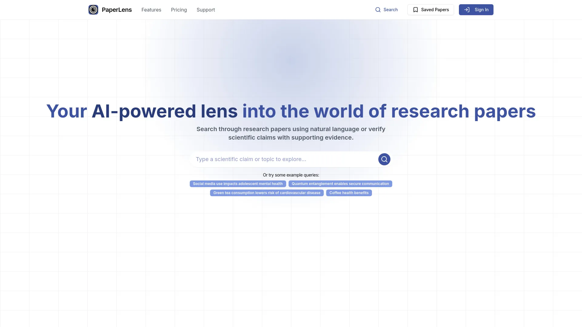 PaperLens: Your AI-Powered Research Assistant | Creati.ai