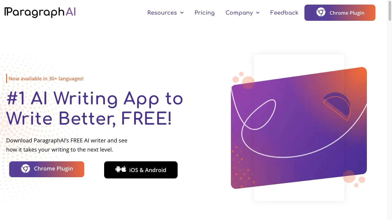 ParagraphAI: The Ultimate AI Writing Assistant for All Platforms ...