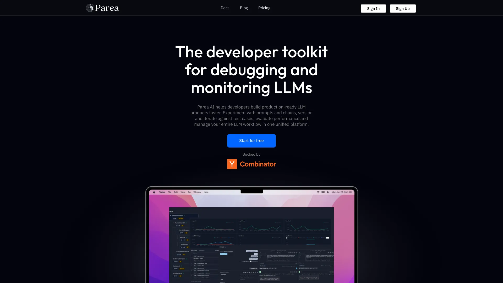 Parea AI - Herramientas Integrales para Aplicaciones LLM | Creati.ai