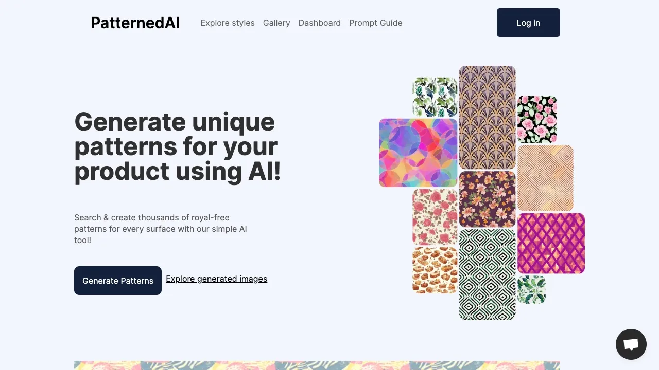 Patterned.ai - AI-Generated Seamless Patterns for Design Projects ...